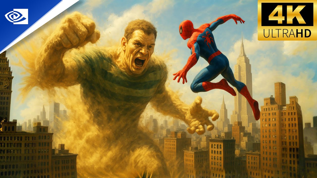 Sandman Boss Fight – Spider-Man 2 | Ultra Realistic 4K Gameplay | Epic ...