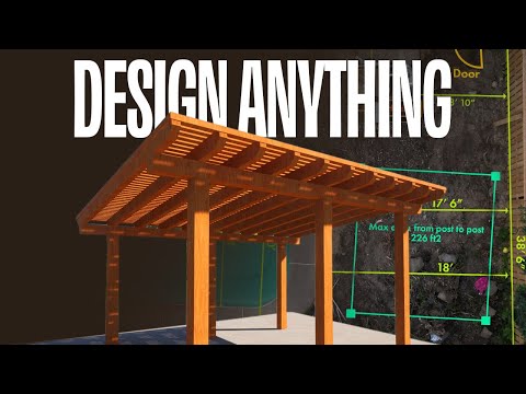 How to Design a Gazebo & Backyard in 3D (SketchUp)
