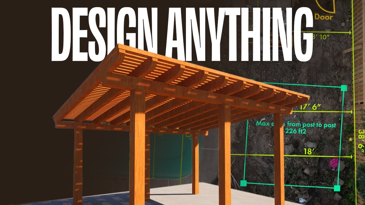 How to Design a Gazebo & Backyard in 3D (SketchUp) - YouTube