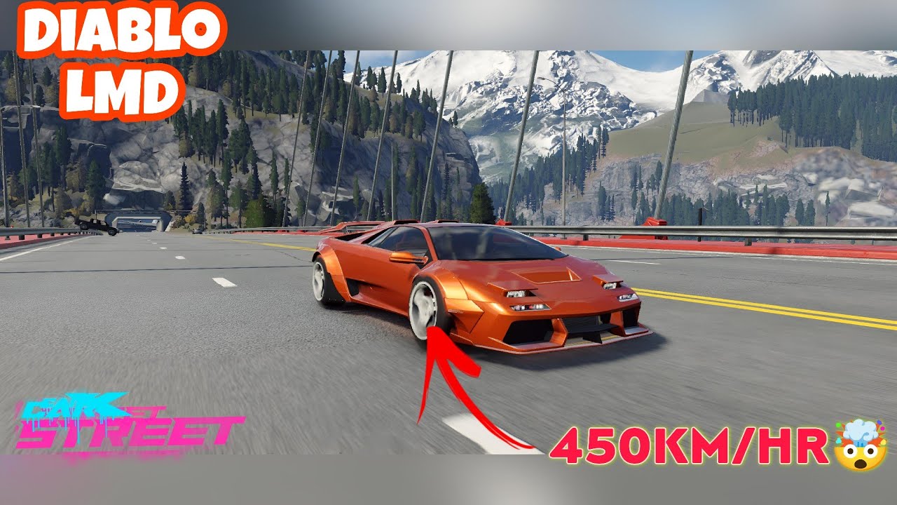 CarX street | Lamborghini diablo LMD 450km/hr speed tuning and gearbox ...