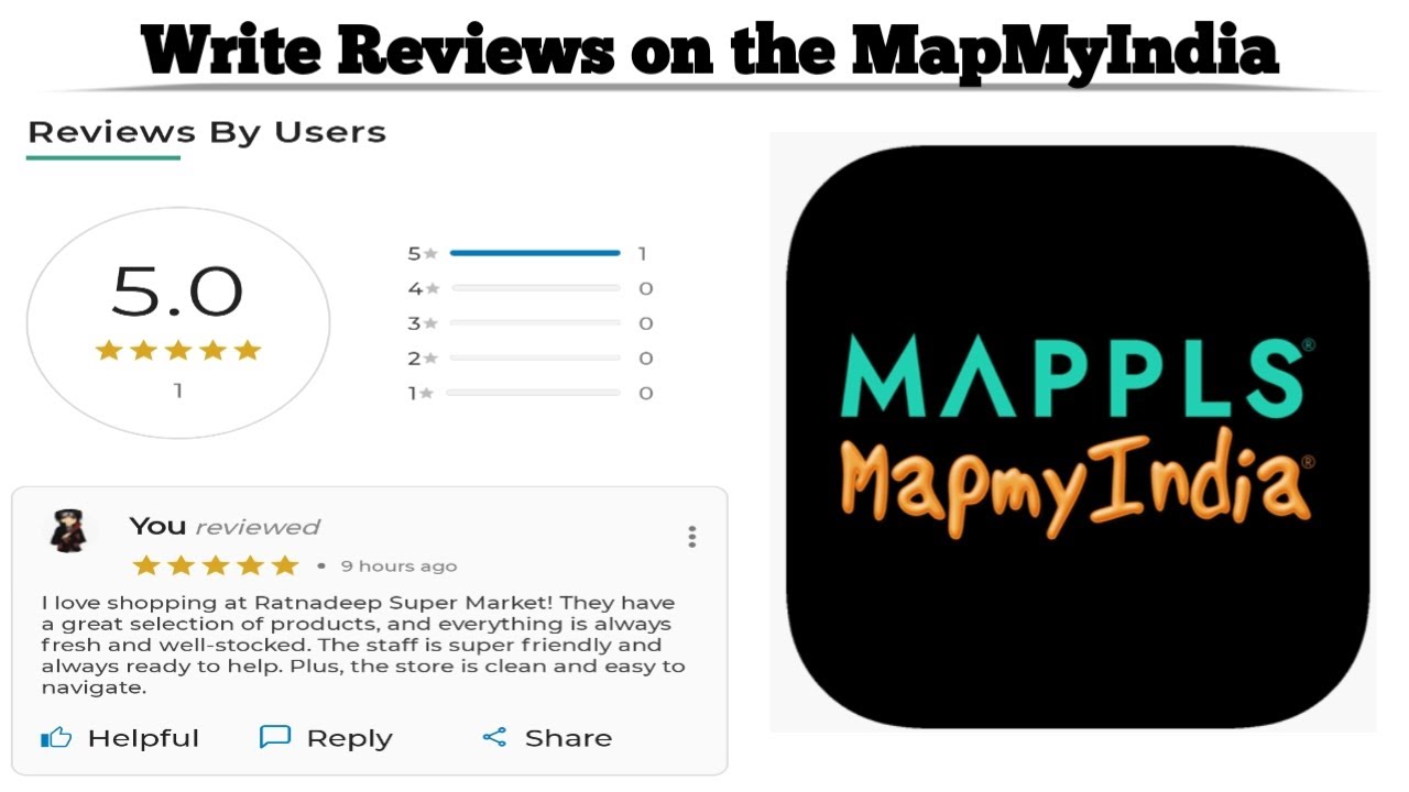 How to Write a Review on the MapMyIndia App | Easy Step-by-Step Guide ...