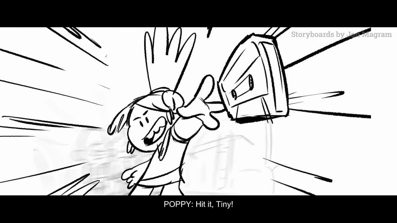 Trolls 3 - Jon Magram Storyboards - "Brozone Training" (pitch video ...