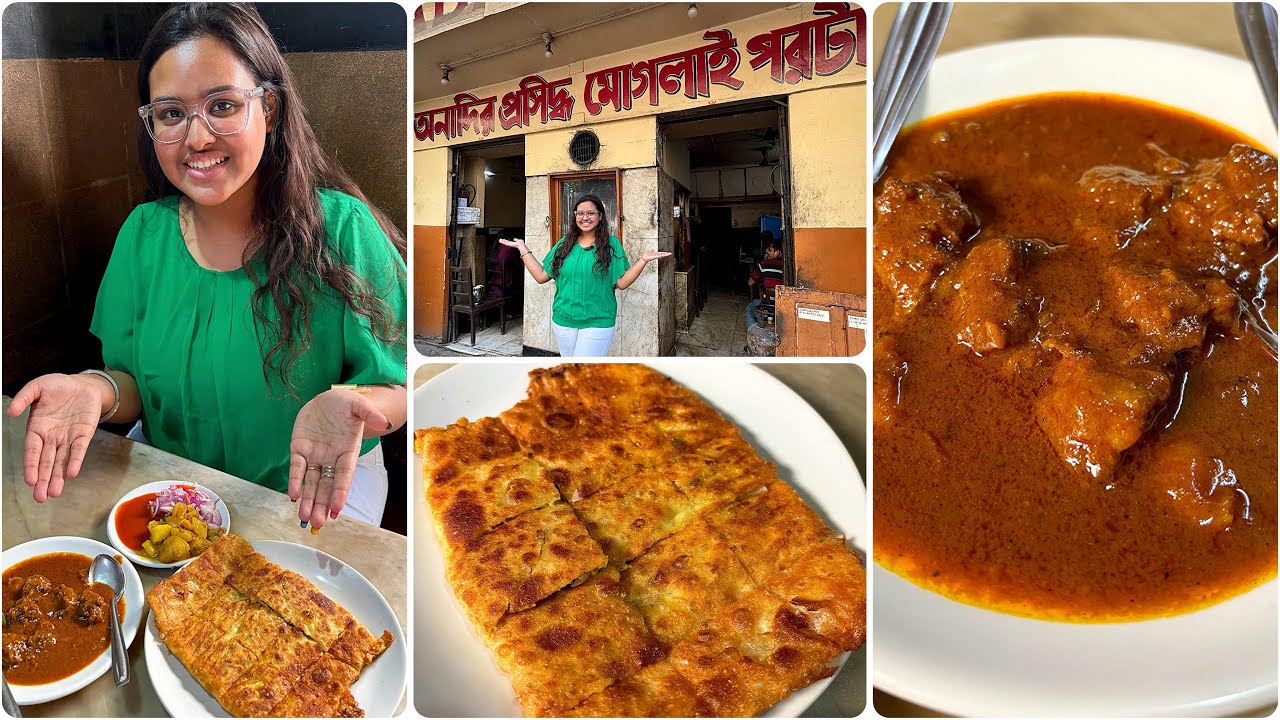 70’s Famous ANADI CABIN 🤩Mughlai Paratha 😋Mutton Kosha in just ₹150 ...