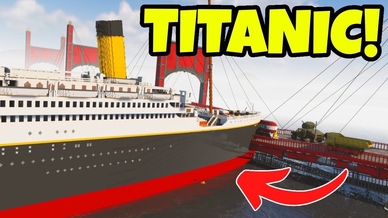 Ships VS FLOODED Bridge Realistic Destruction Simulator! - Teardown ...