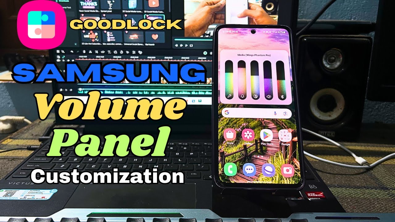 Samsung Volume Panel Customization | Flex Ui | Samsung Good Lock - YouTube