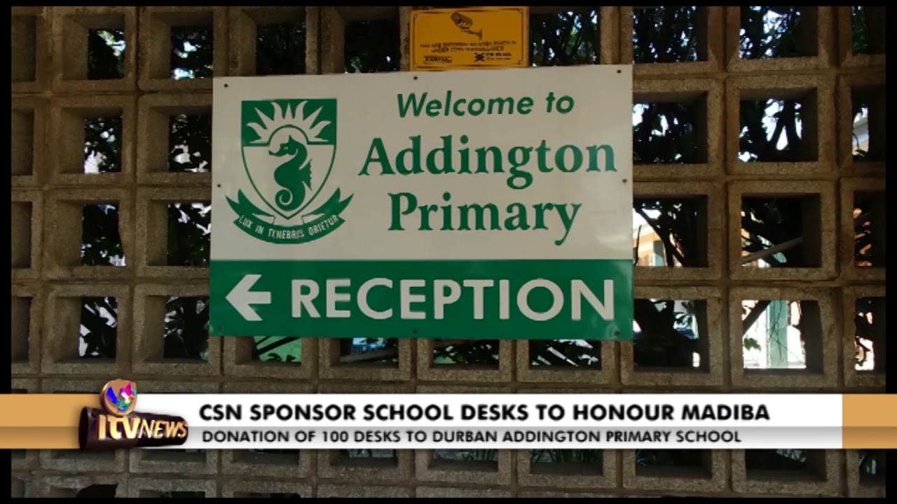 CSN sponsor desks to honour Madiba - 100 desks to Durban Addington ...