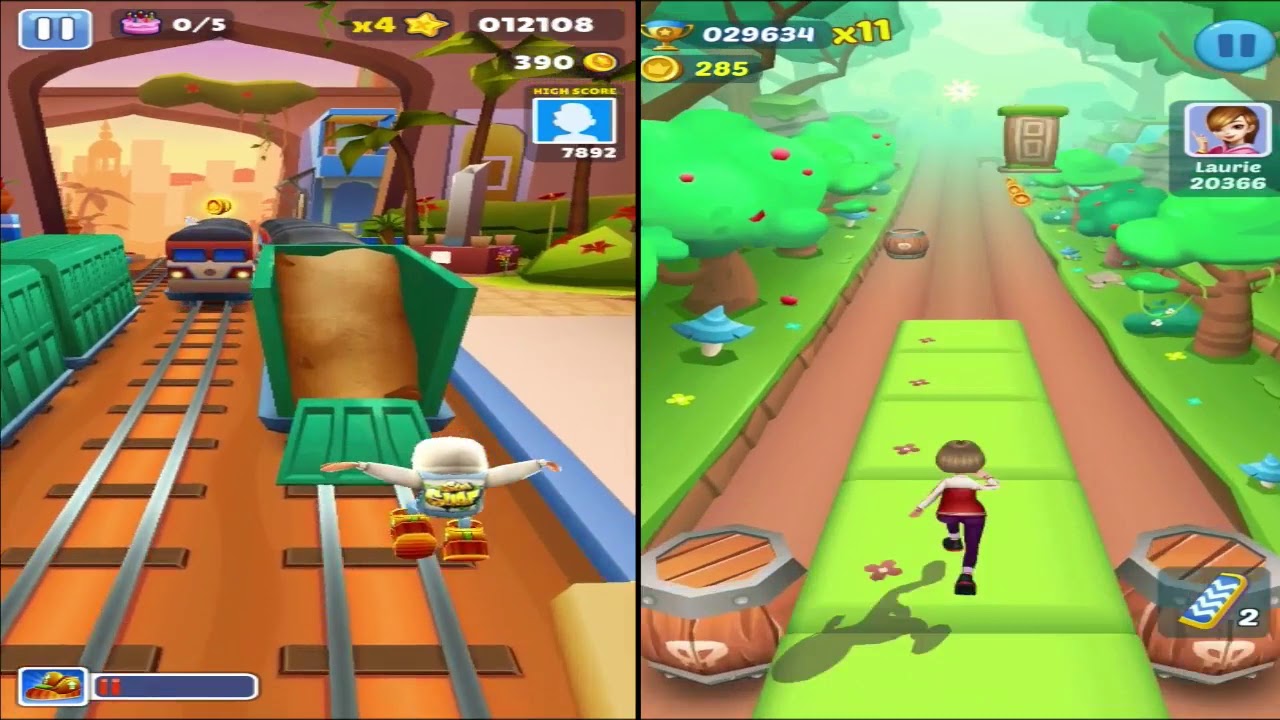 Who's Winner ??? Subway Princess Runner VS Subway Surfers | Android/iOS ...
