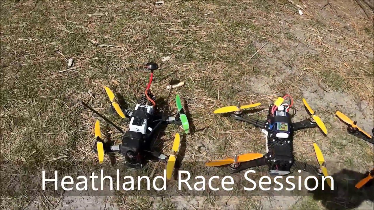 Quadcopter Heathland Race Session - YouTube