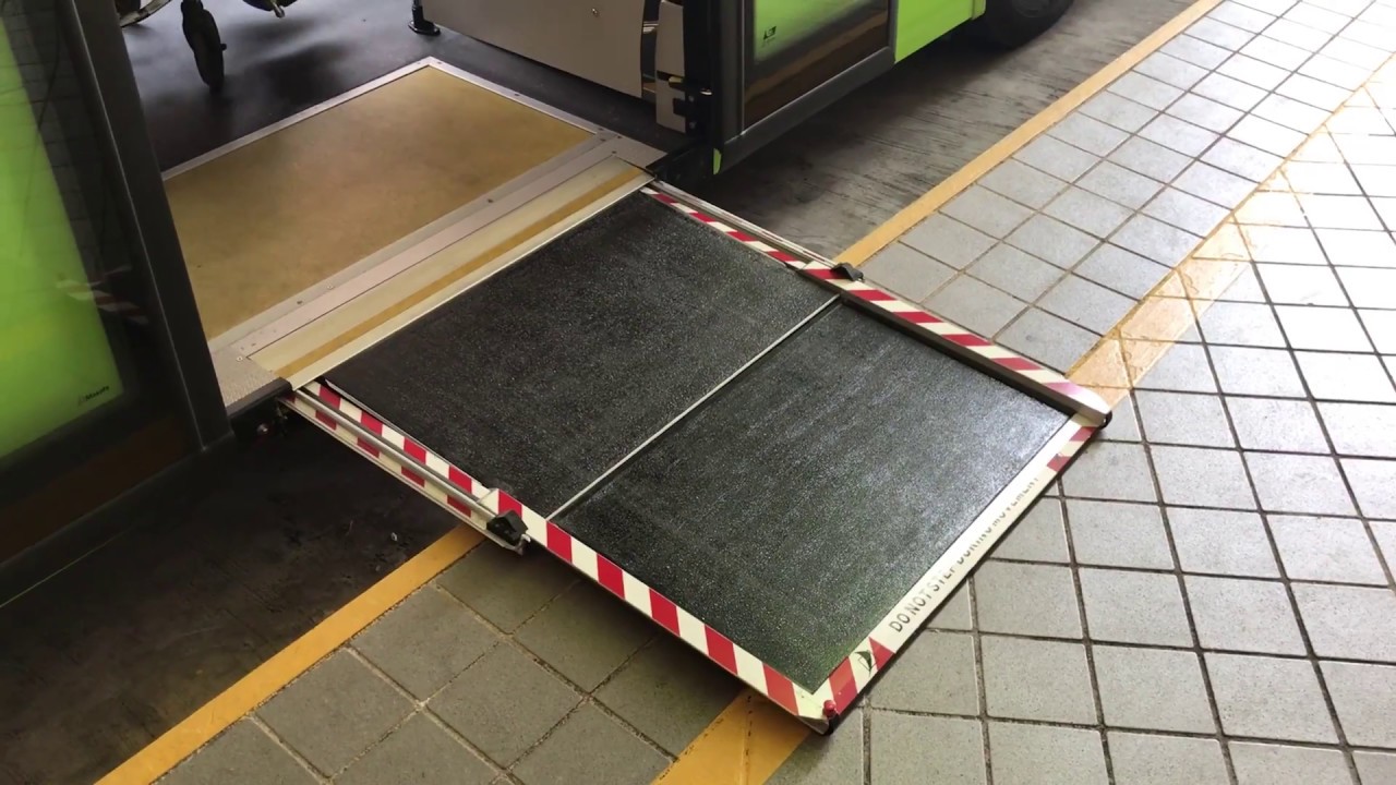 SG5835M Automated Wheelchair Ramp closing - YouTube