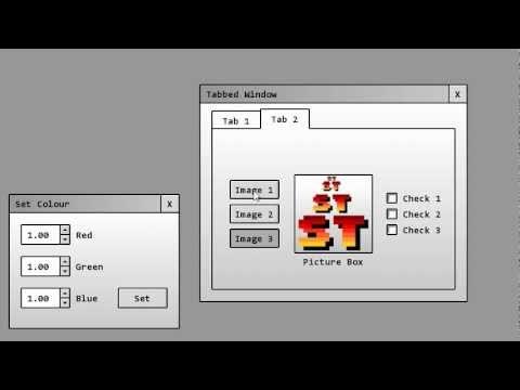 C++ OpenGL GUI - YouTube