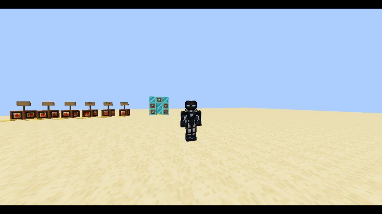 Auto Equip Armor/Blocks using Command blocks! - YouTube