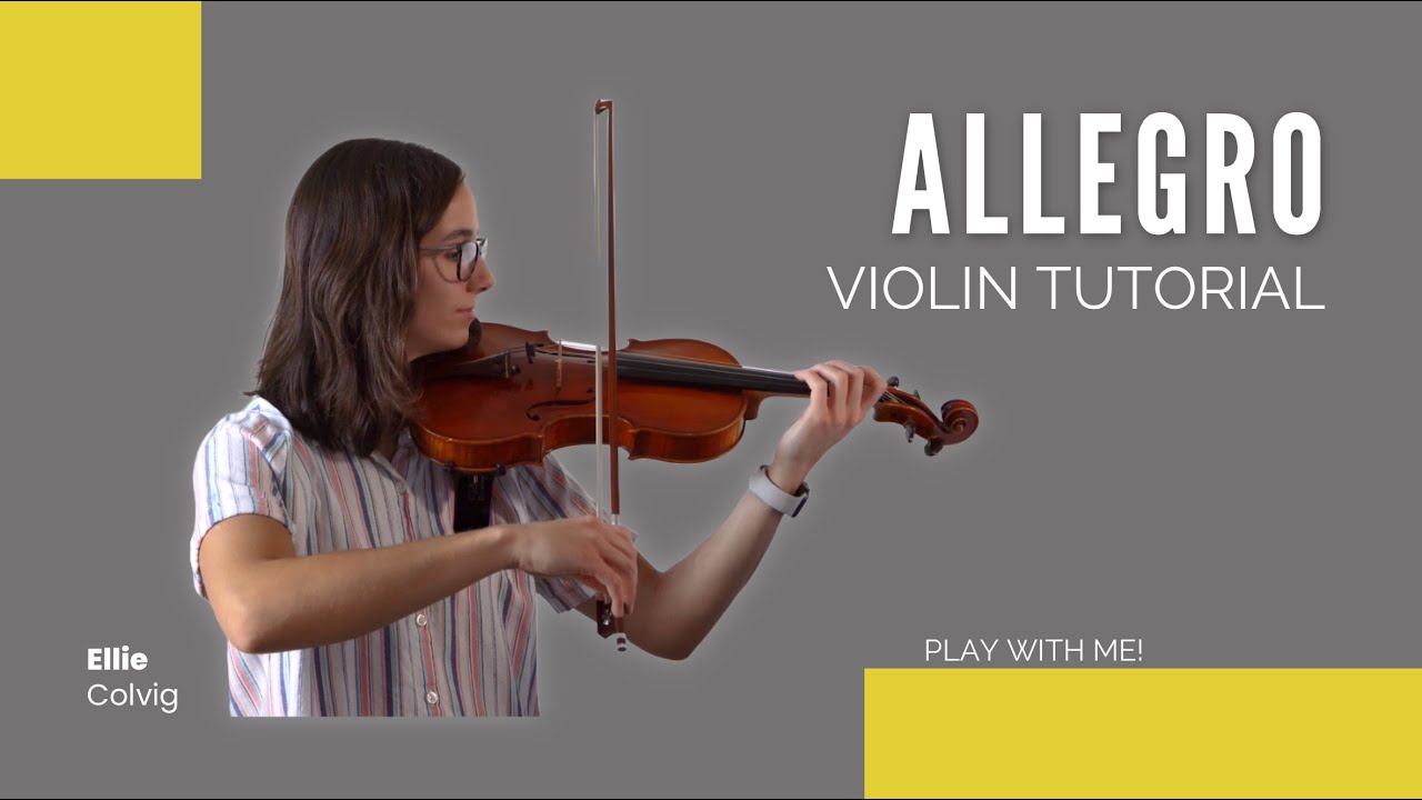 Allegro | Suzuki Violin Book 1 - YouTube