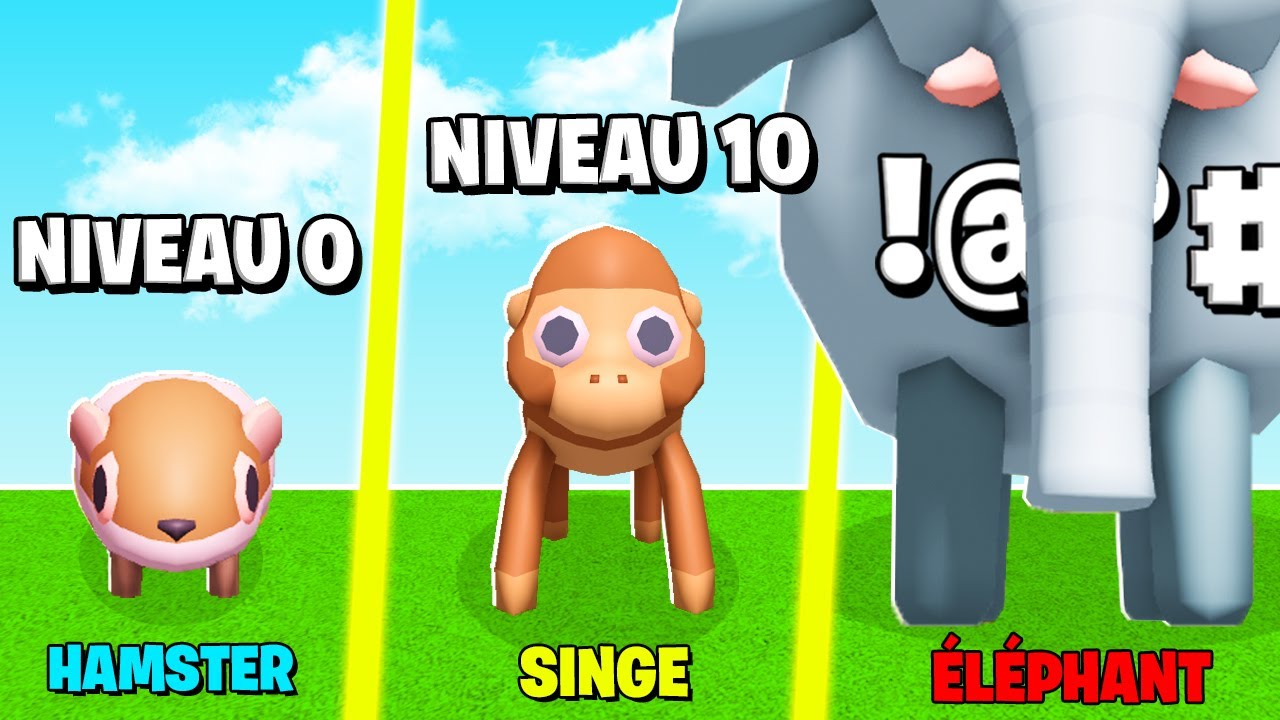 LES MEILLEURES ÉVOLUTIONS D'ANIMAUX !! (Roblox Wild Life) - YouTube