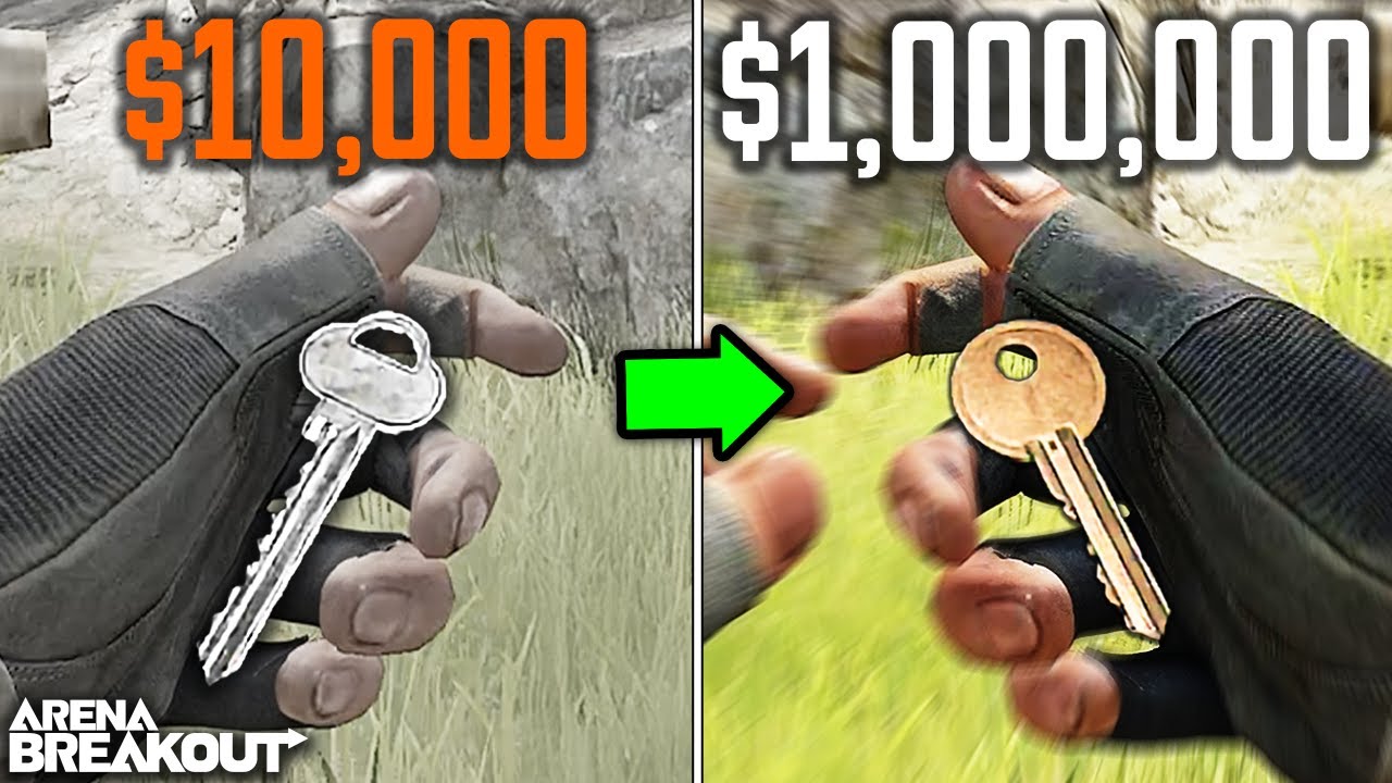 10,000$ vs 1,000,000$ Keys in Arena Breakout! - YouTube