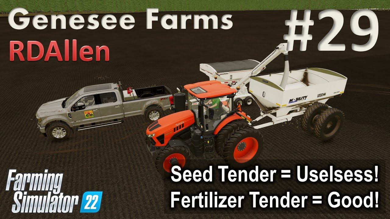Seed Tender = Useless! Fertilizer Tender = Good! | E29 Genesee Farms ...
