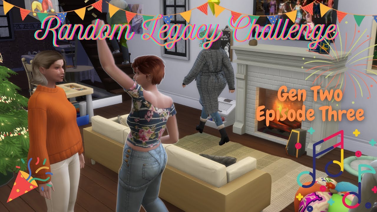 Sims 4 Random Legacy Challenge Gen 2 EP 3: New Years Celebration! - YouTube