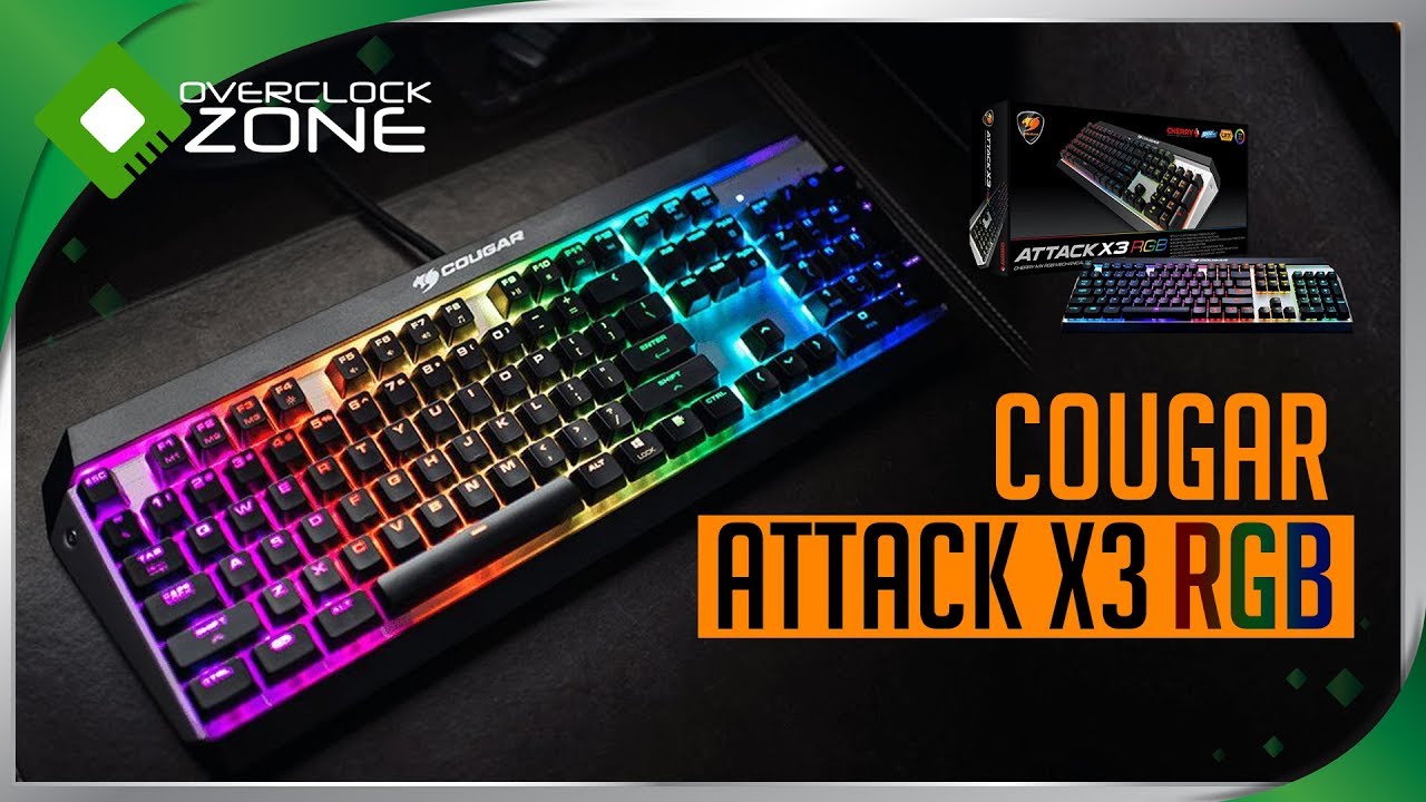 รีวิว COUGAR Attack X3 RGB : Mechanical Gaming Keyboard - YouTube