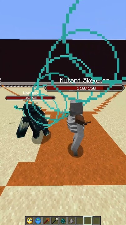 Warden Vs Mutant Skeleton Shorts Minecraft Youtube