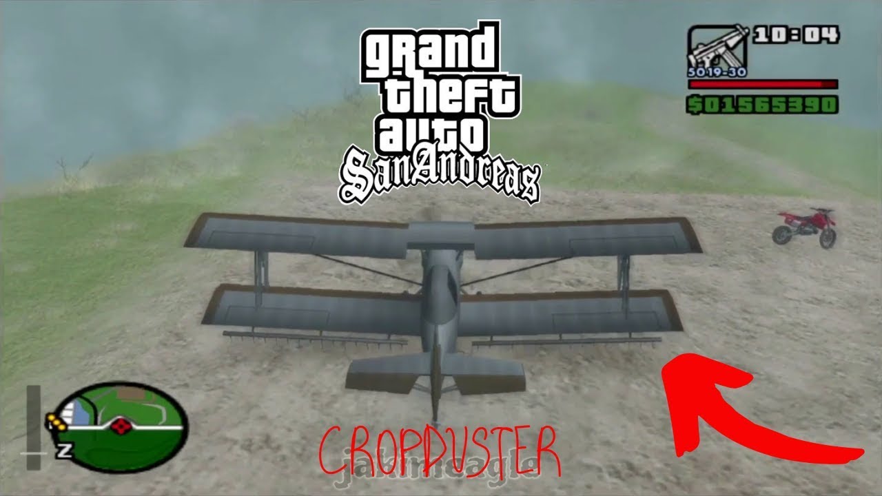 GTA SAN ANDREAS - Easy Way To Get Cropduster (Location) - YouTube