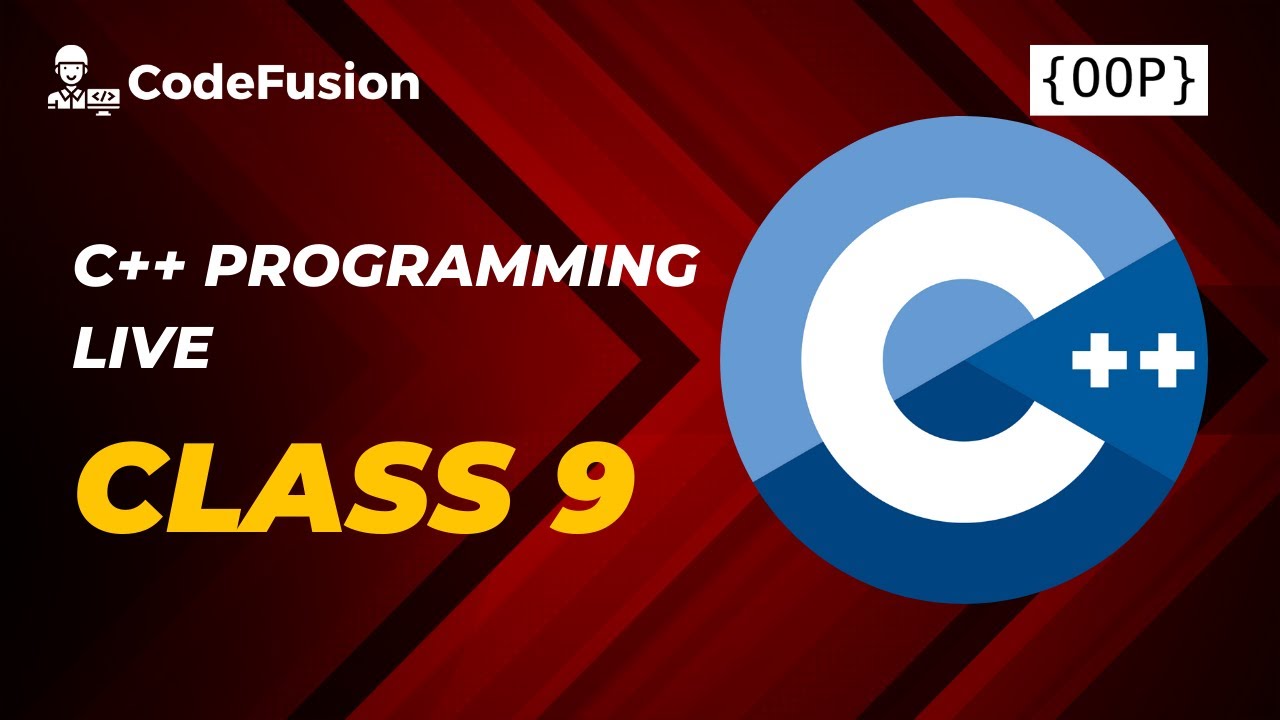 C Programming Live Class 9 Basics Of Oop Object Oriented
