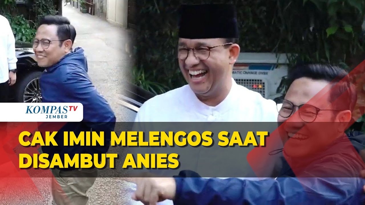 Kocak Momen Cak Imin Melengos Saat Disambut Anies Baswedan Youtube