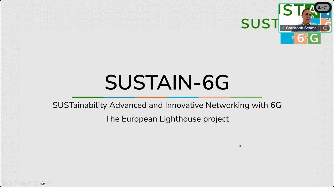 SUSTAIN-6G Project Introduction - YouTube