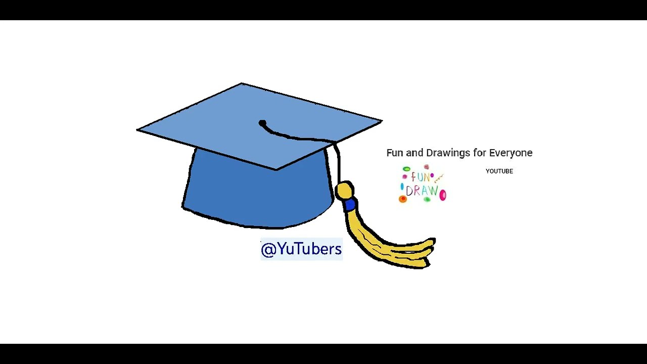 How to draw a college graduation cap - YouTube