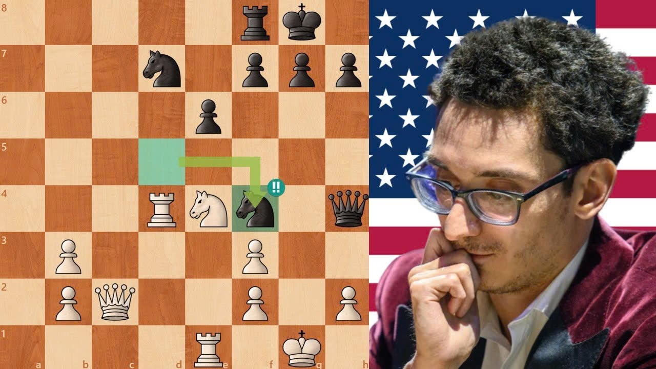 Fabiano Caruana vs jamesgarfield2 | live, chess.com - YouTube