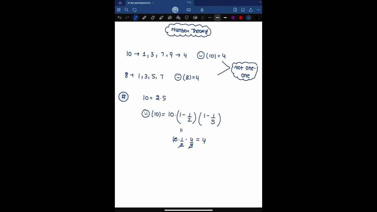 THE SMILEY FUNCTION 😃II EULER'S PHI FUNCTION II NUMBER THEORETIC ...