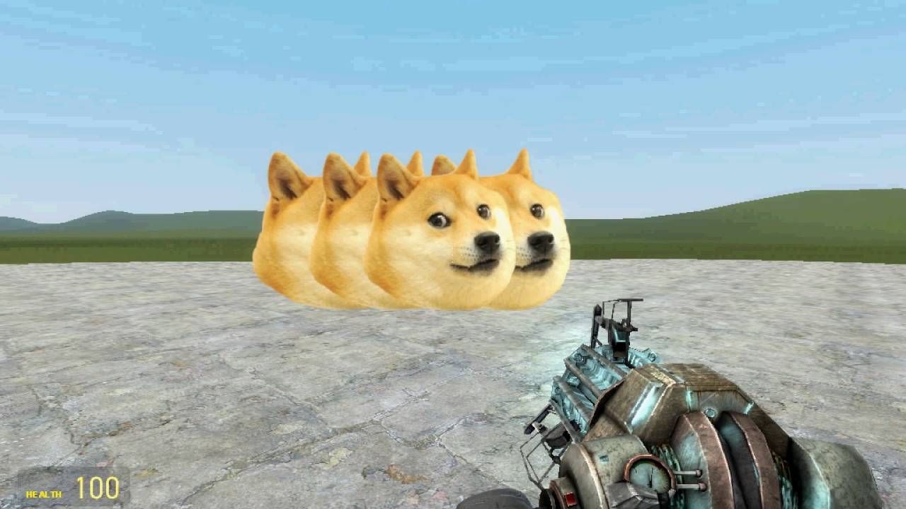 CRAZY DOGE ATTACK, OMG!!!!!- gmod - YouTube