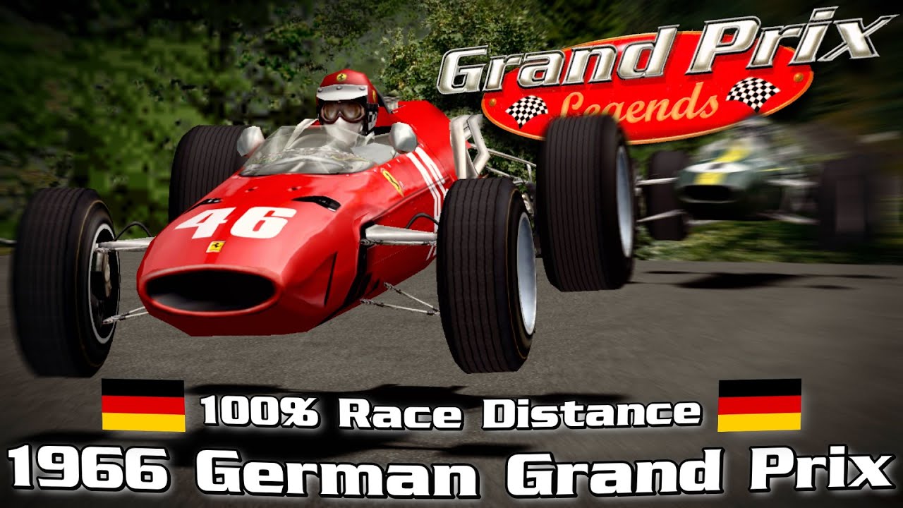 1966 German Grand Prix | 100% Race Distance | Grand Prix Legends - YouTube