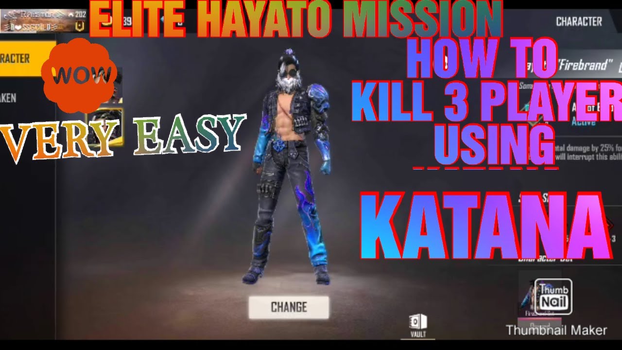 HOW TO COMPLETE ELITE HAYATO KATANA MISSION EASILY - YouTube