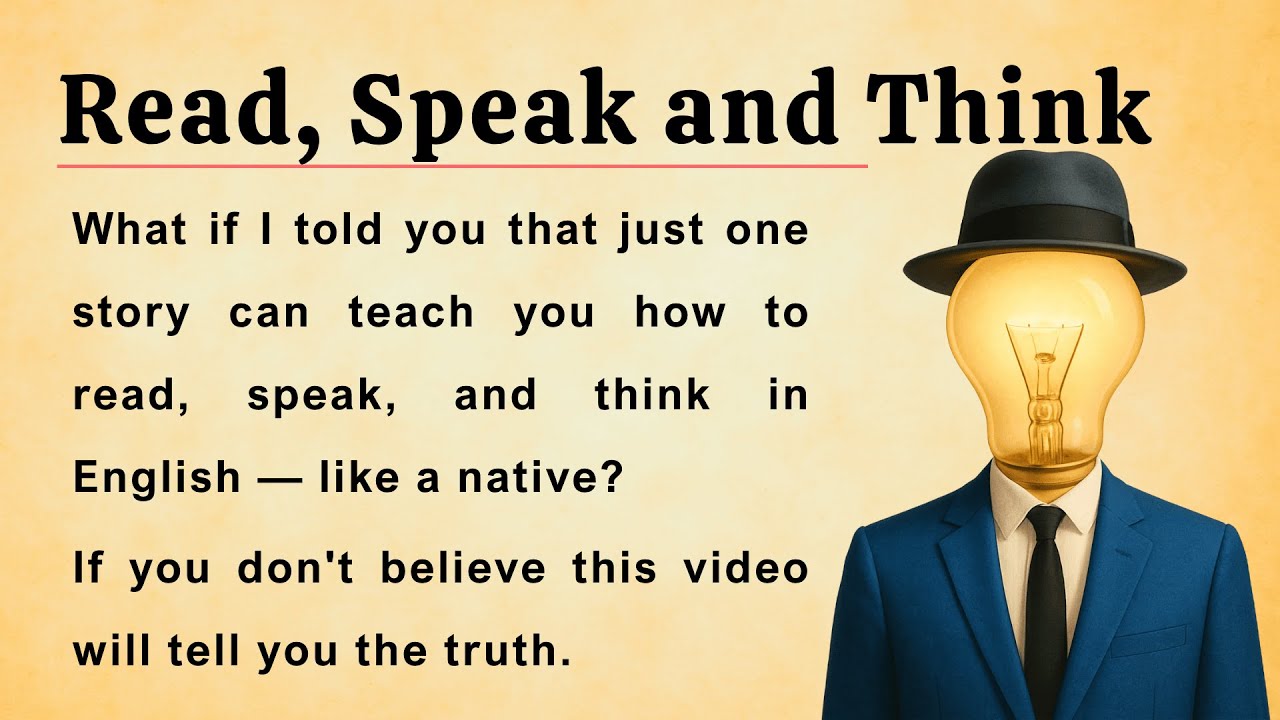 How to Read, Speak and Think in English from One Story|| Learn English ...