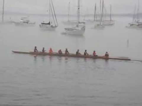 Husky challenger 8-man shell at the 2013 Wooden Boat Festival in Port ...