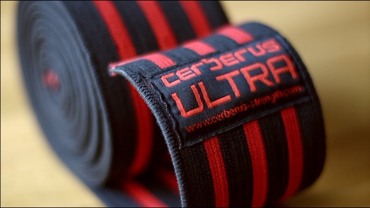 Cerberus strength Ultra Knee Wraps - Product overview - YouTube