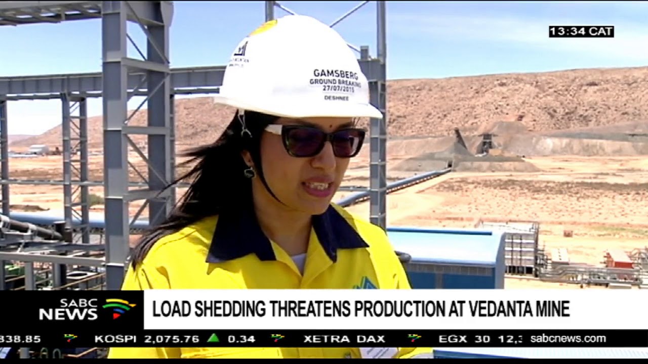 Load shedding threatens production at Vedanta Zinc mine - YouTube