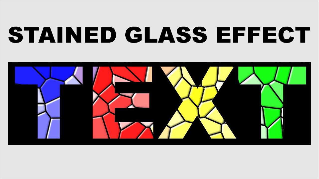 STAINED GLASS EFFECT IN COREL DRAW - YouTube