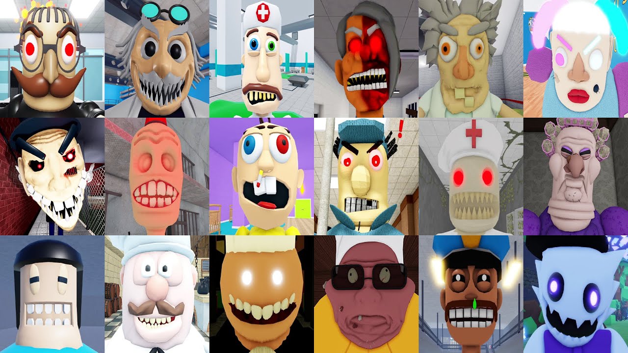 Obby Jumpscares Evil Janitor,Freddy Kinger Garten,Benny Restaurant,Ben ...