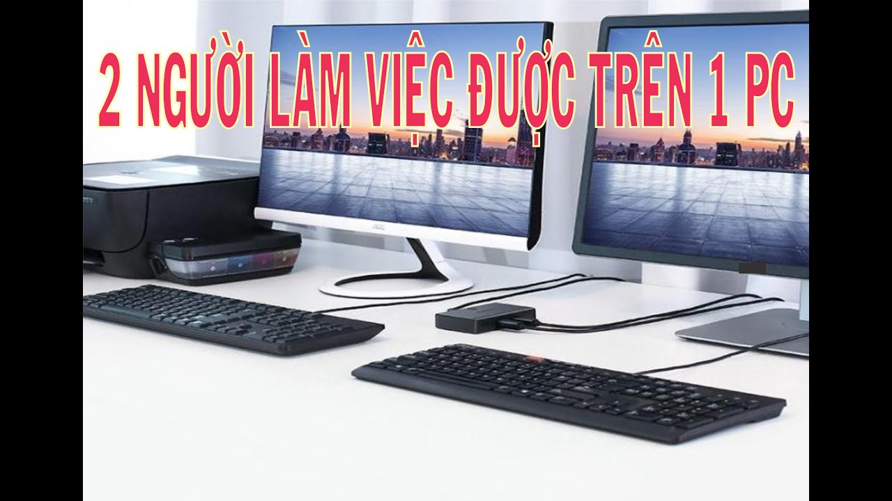 Cách từ 1 pc tạo ra 2 bàn phím và 2 chuột cho 2 người làm việc. How to ...
