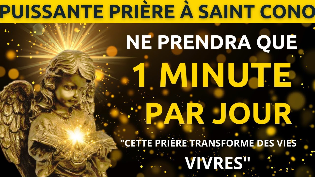 Puissante prière à SAINT CONO : L'argent vient à moi dans la joie et la ...
