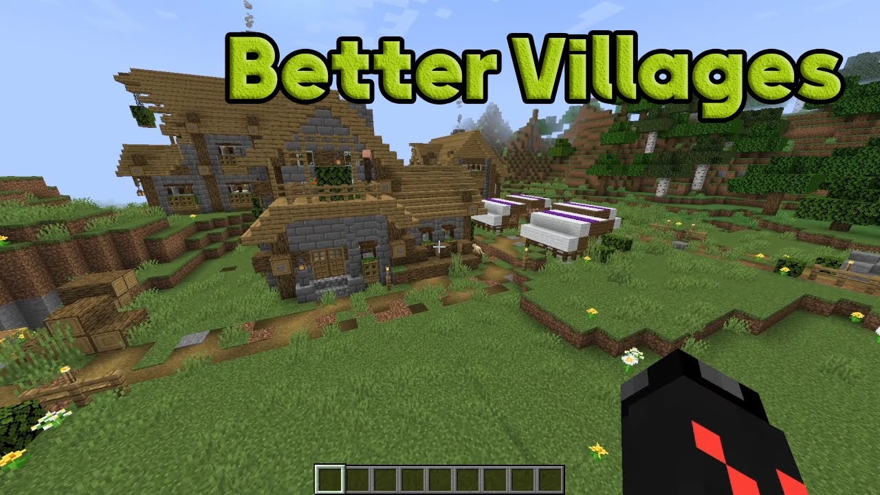 Bigger & Better Villages / Minecraft Better Village Mod (Forge) - YouTube