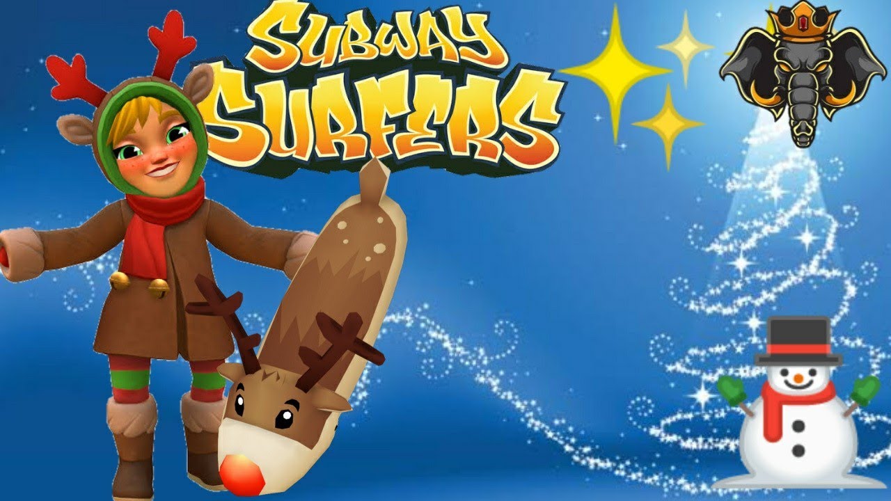 "SUBWAY SURFERS" probando patineta nueva en "GIFT RUSH" - YouTube