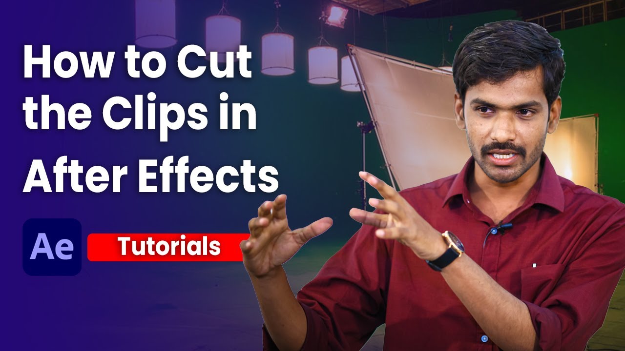 ADOBE AFTER EFFECTS: How to Cut Clips Easily & Quickly - YouTube