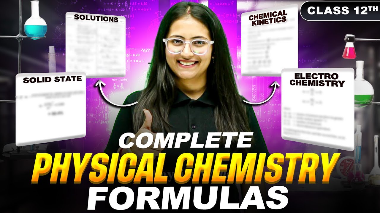 Complete Physical Chemistry Formula in One Shot 🔥| CBSE Class 12th ...