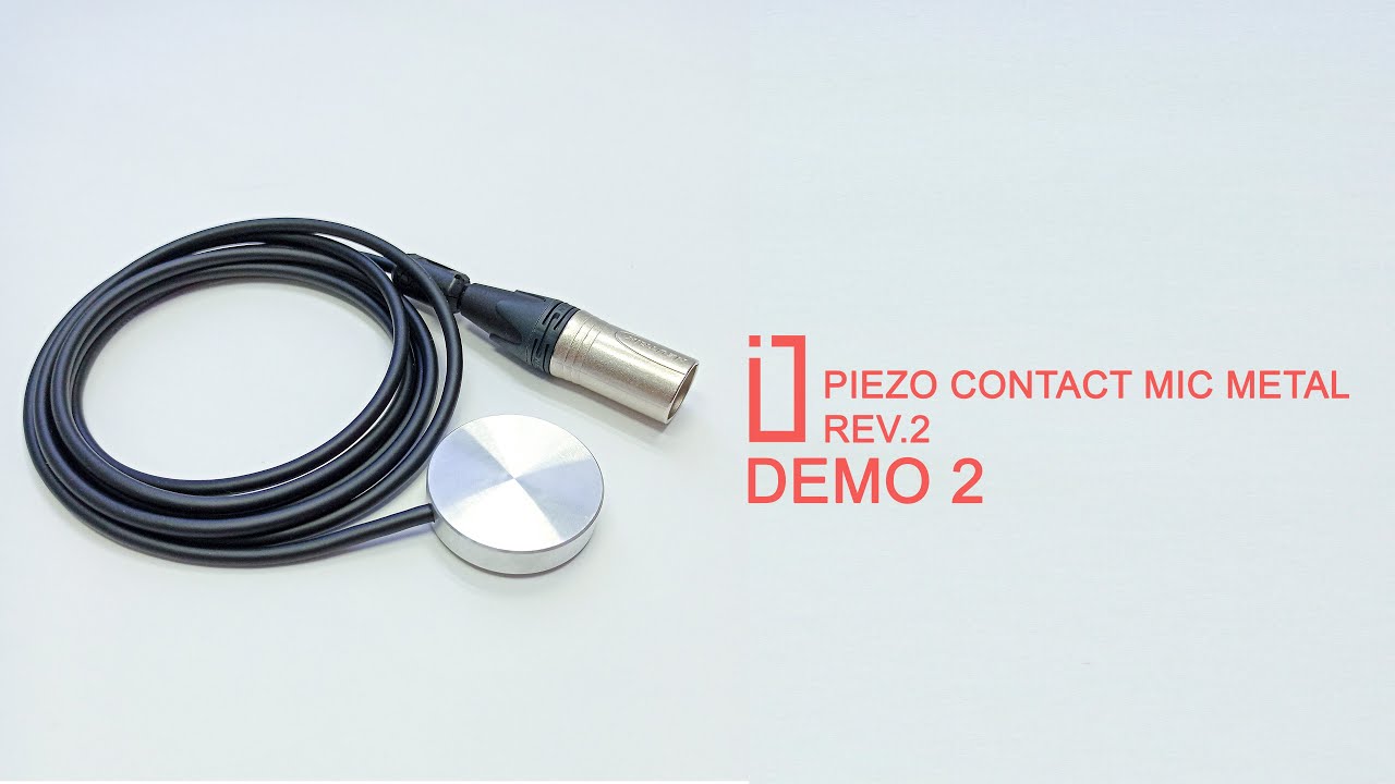 Piezo contact mic Metal Rev.2 DEMO2 - YouTube
