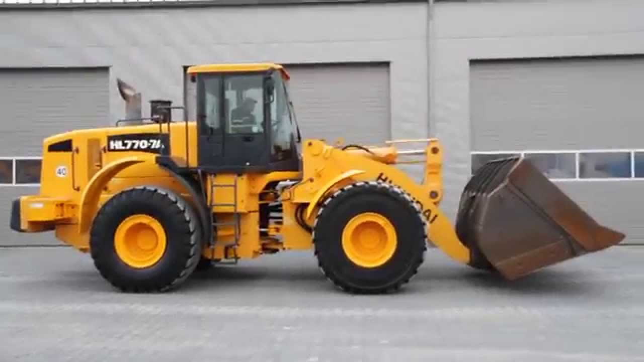 HYUNDAI HL 770-7A - YouTube