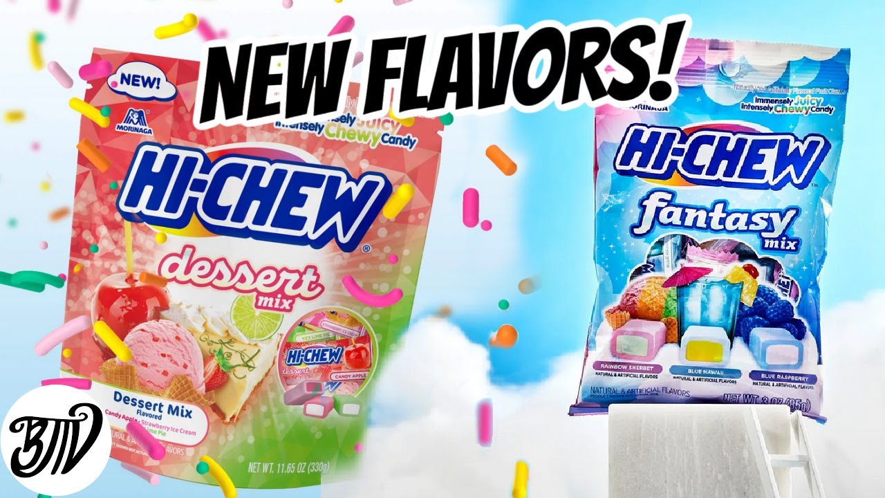 New Hi-Chew Dessert Mix & Fantasy Mix Flavors - YouTube