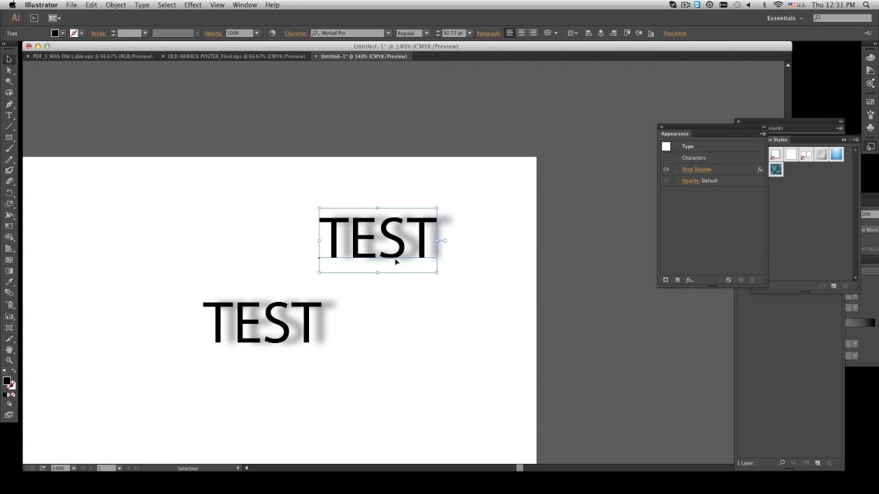 Modify or delete an effect on illustrator effect - YouTube