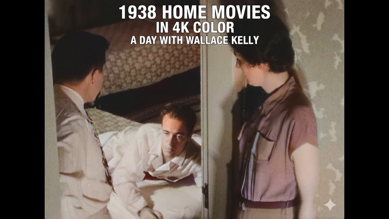 1938 Home Movies in 4K Color - A Day with Wallace Kelly Depression Era ...