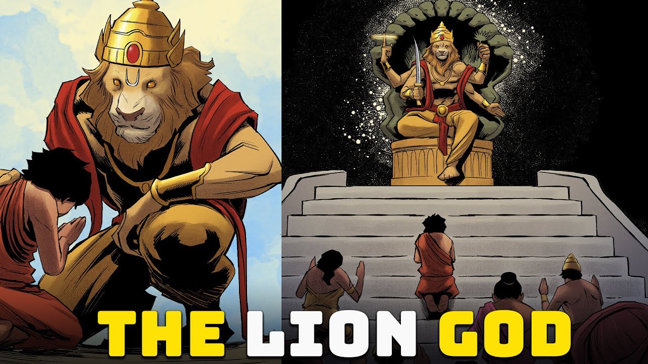 Narasimha – The Mighty Lion God – Hindu Mythology – The Avatars of ...